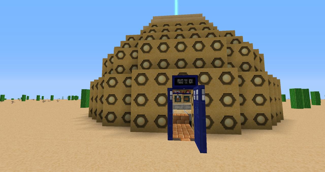 9th/10th Doctor's Tardis Console Room Minecraft Map