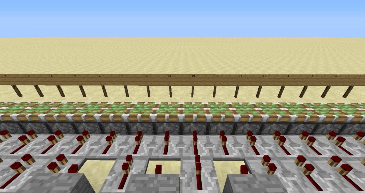 16 Digit Combo Lock - One of the Biggest in Minecraft! Now w/ Download! Minecraft Map