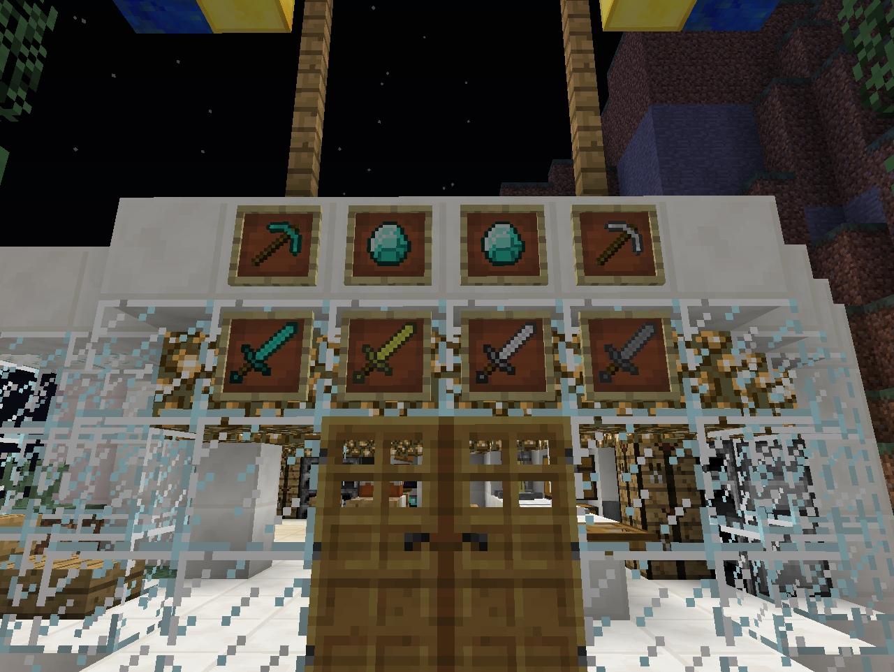 Floating Quartz House Minecraft Map