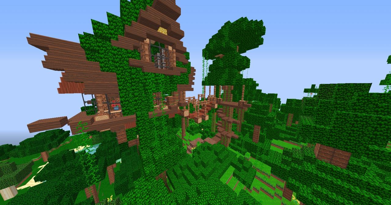 Amazing Tree House! Minecraft Map