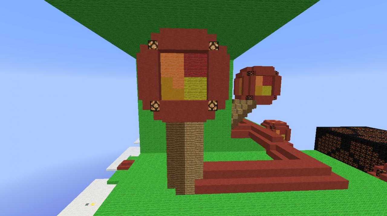 Megablocks: Furnace, Redstonetorch, Redstonelamp, Hopper Minecraft Map