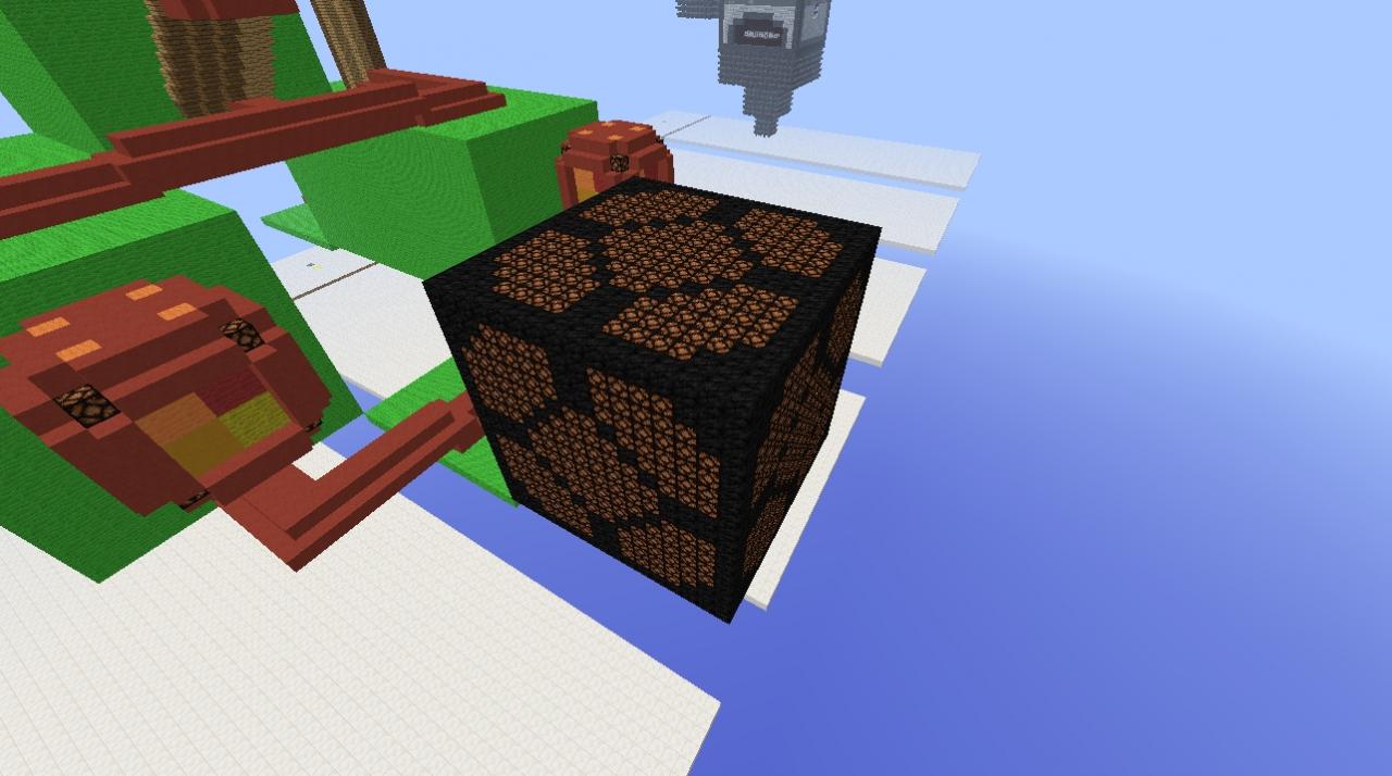 Megablocks: Furnace, Redstonetorch, Redstonelamp, Hopper Minecraft Map