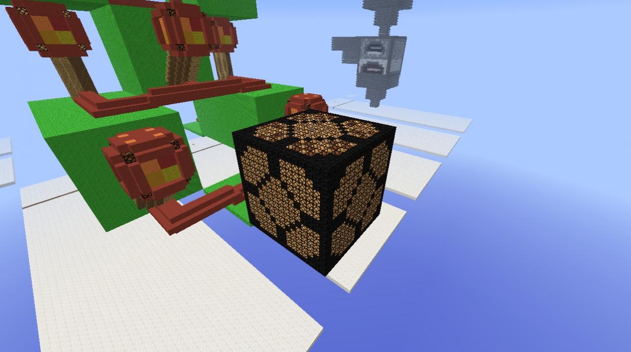 Megablocks: Furnace, Redstonetorch, Redstonelamp, Hopper Minecraft Map