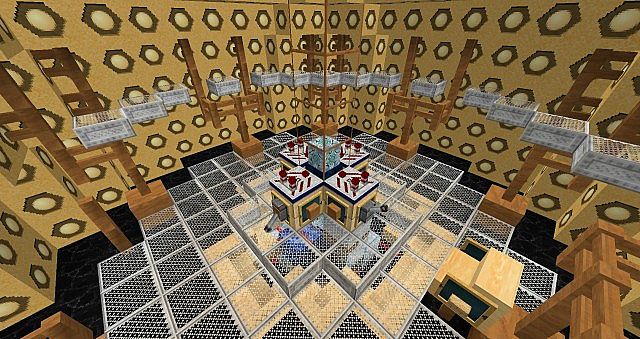 Flight Control 9th/10th Doctor's Console Room Minecraft Map