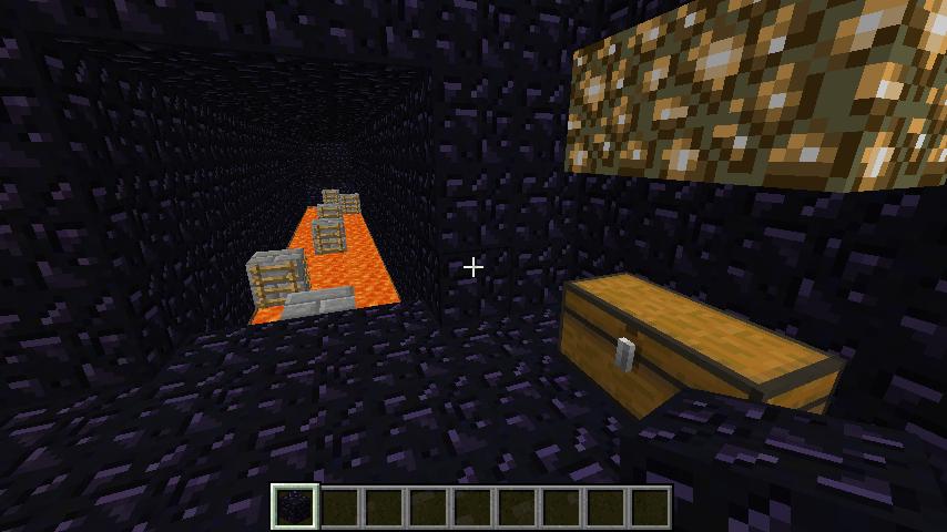 Death by lava- 1v1 pvp over lava Minecraft Map