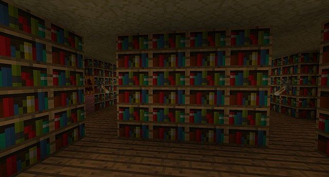 Sandstone Library Minecraft Map