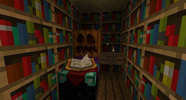 Sandstone Library Minecraft Map
