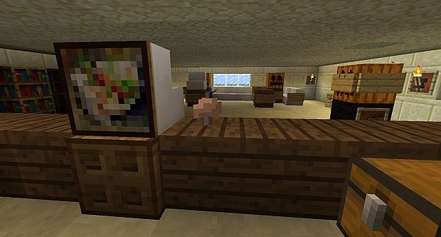 Sandstone Library Minecraft Map