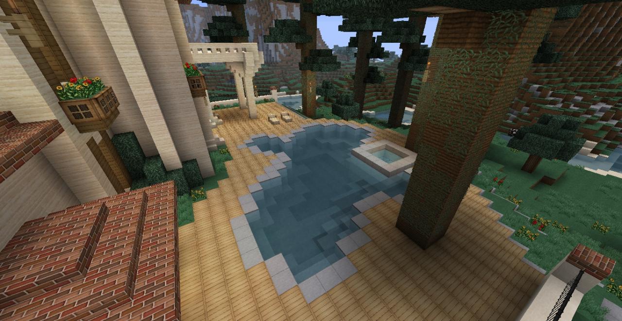 Spanish Style Mansion Minecraft Map