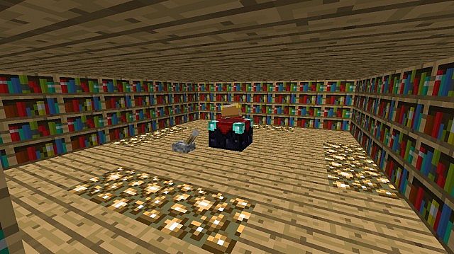 redstone enchant room Minecraft Map