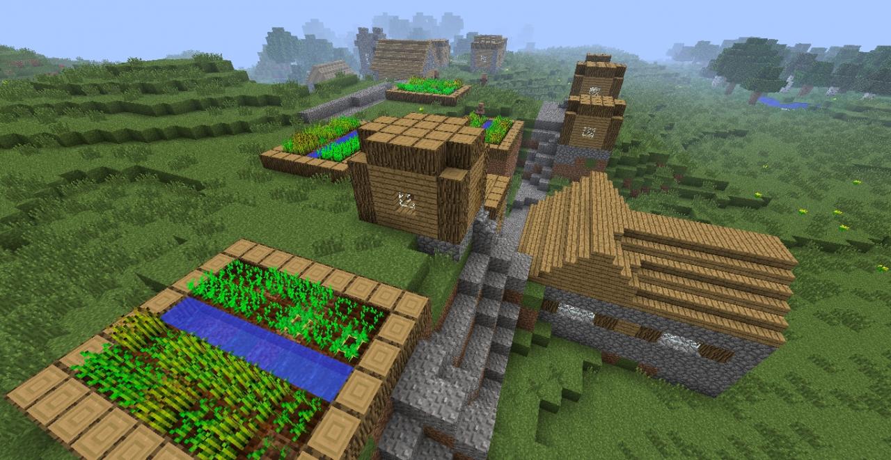 Funny Village Minecraft Map
