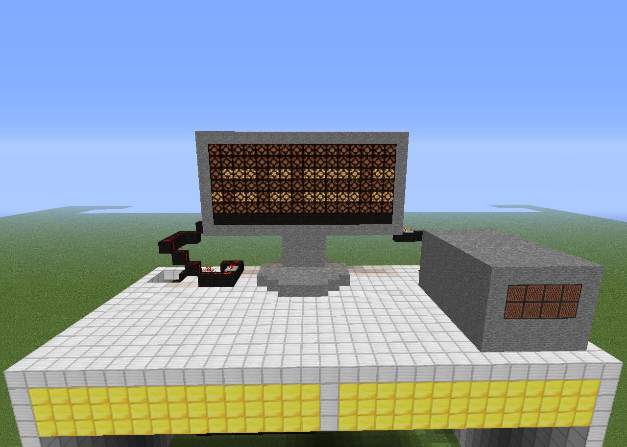 Working computer(lights and sound) Minecraft Map