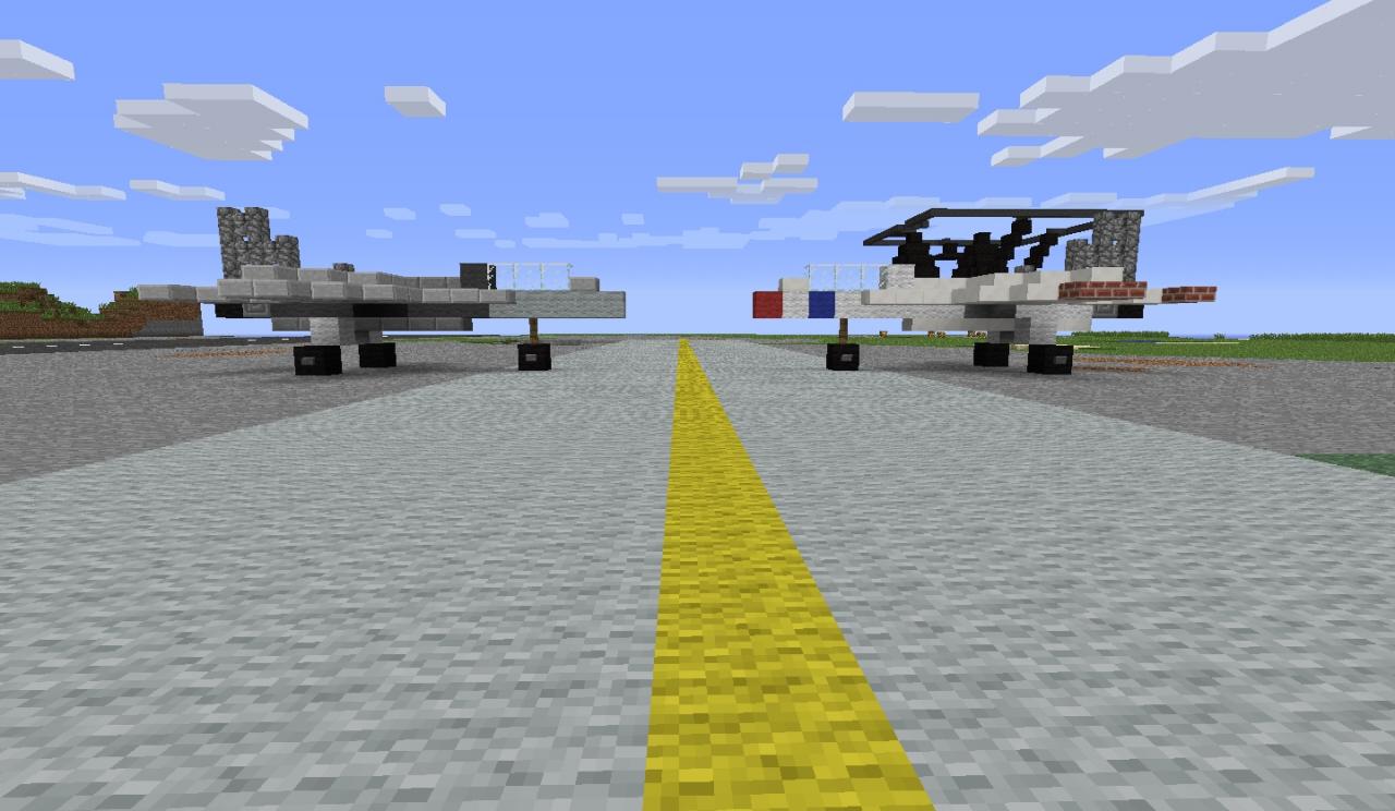 F-16 Fighting Falcon Thunderbird Minecraft Map