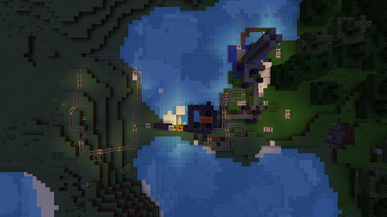 (link in description) Fully automated Cobblestone Farm Minecraft Map