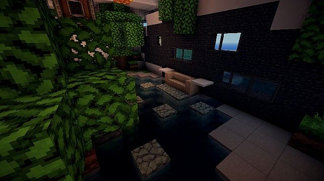 Modern organic house Minecraft Map