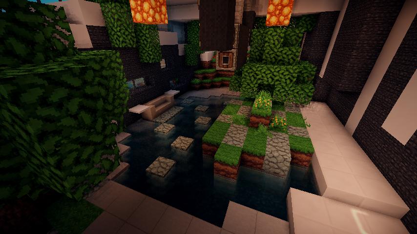 Modern organic house Minecraft Map