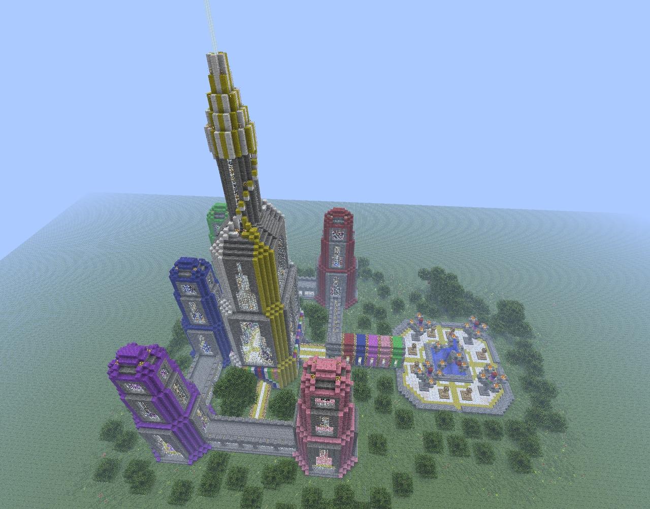 Temple of Techno Minecraft Map