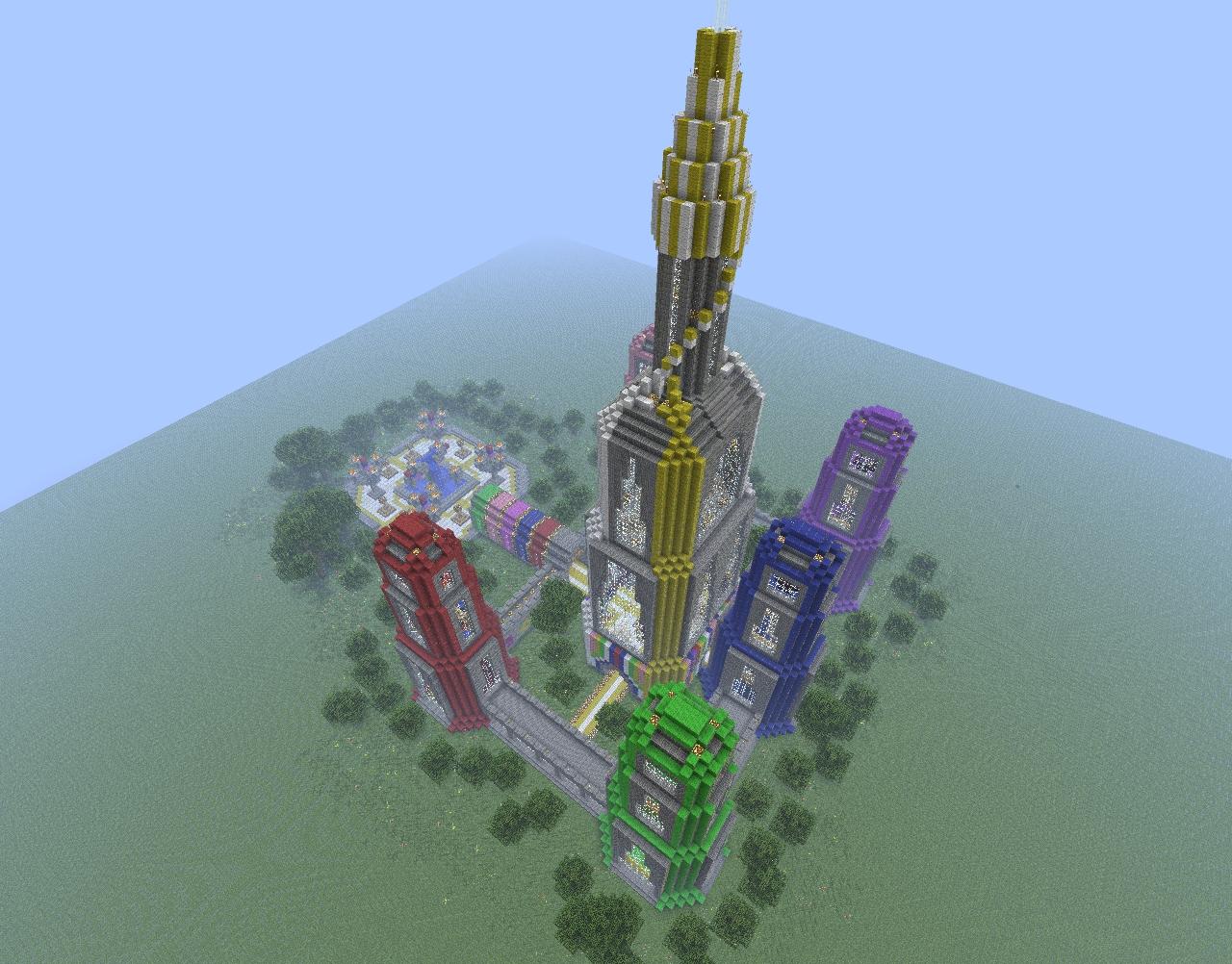 Temple of Techno Minecraft Map