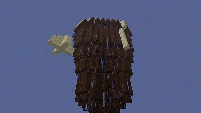 Chocolate waffle cone with vanilla ice cream on top Minecraft Project