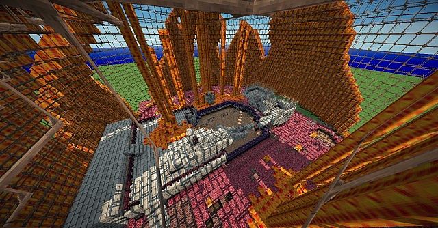 Sever Spawn and Other Buildings Minecraft Map