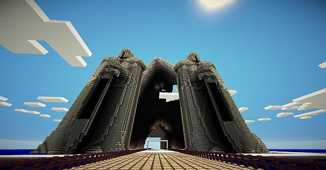Sever Spawn and Other Buildings Minecraft Map