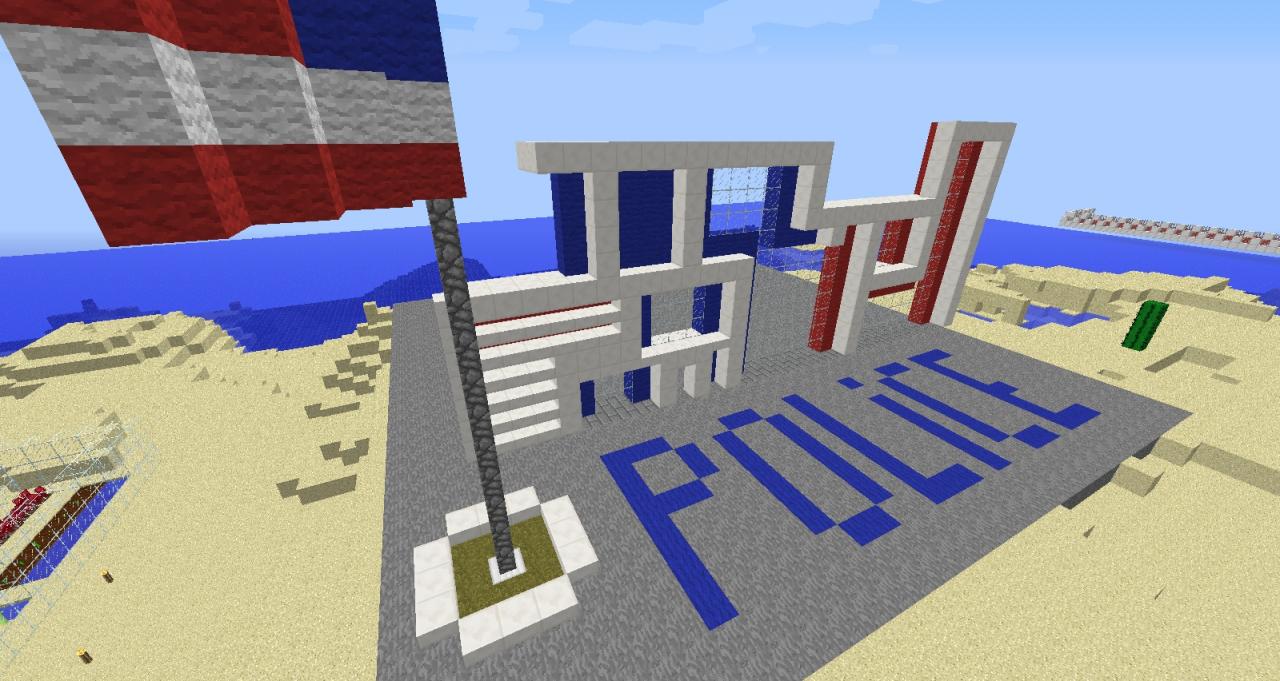 Modern Police Station Minecraft Map