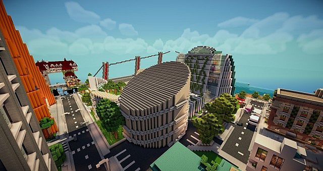 Minecraft center of performing arts and modern galleries Minecraft Map