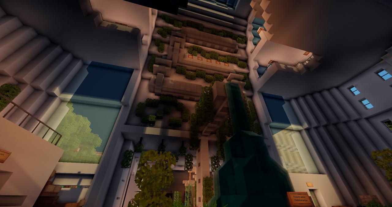 Minecraft center of performing arts and modern galleries Minecraft Map