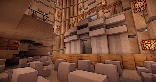 Minecraft center of performing arts and modern galleries Minecraft Map