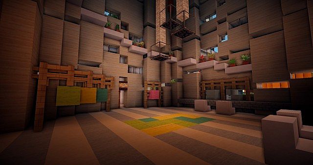 Minecraft center of performing arts and modern galleries Minecraft Map