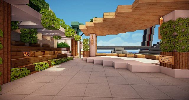 Minecraft center of performing arts and modern galleries Minecraft Map