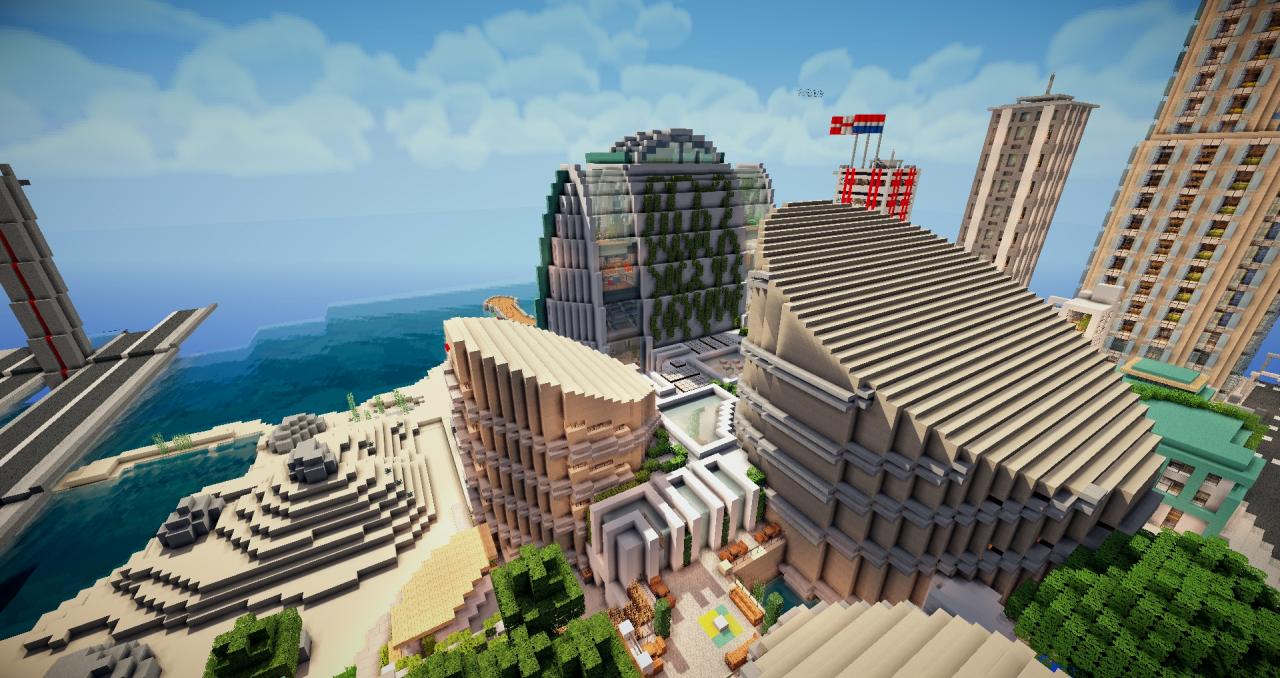 Minecraft center of performing arts and modern galleries Minecraft Map