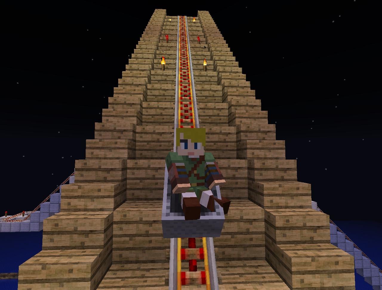 Roller coaster! Minecraft Map