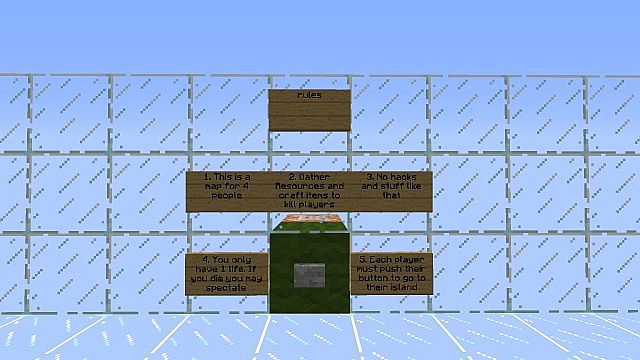 Cloud Block PvP Minecraft Map