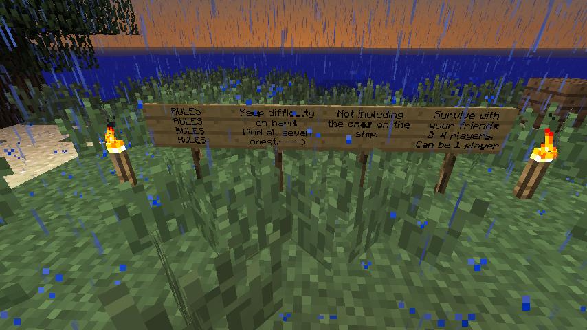 Survival Island (Get Out) Minecraft Map