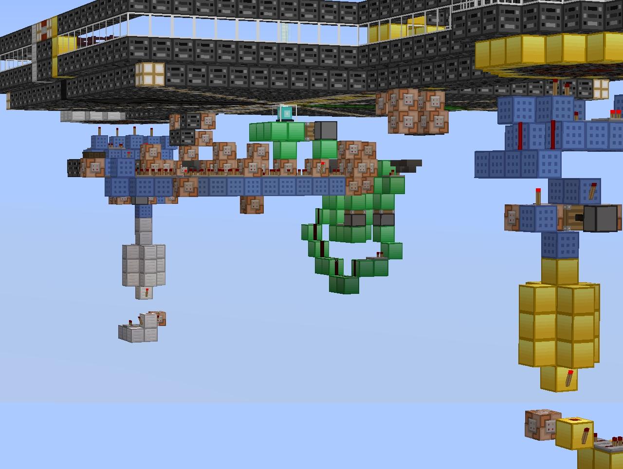 Missile Commander: PVP map with TNT Minecart Missiles Minecraft Map