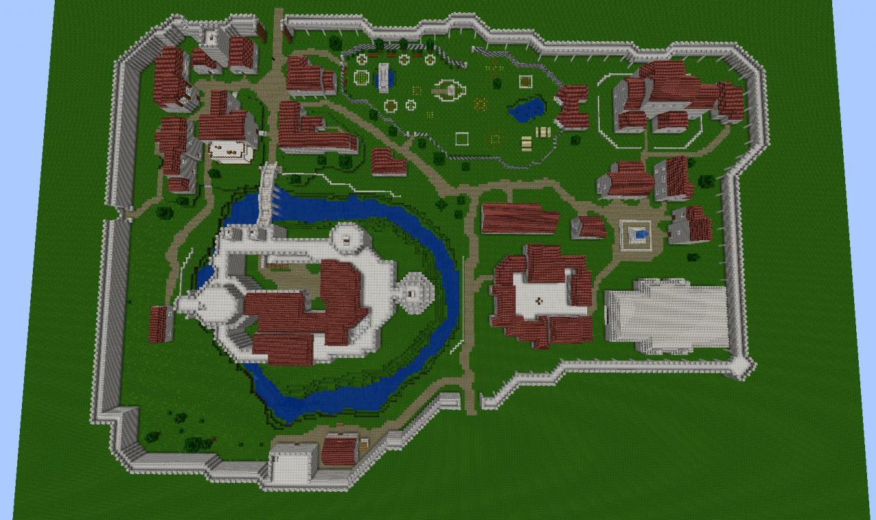 RuneScape - City of Falador Minecraft Map