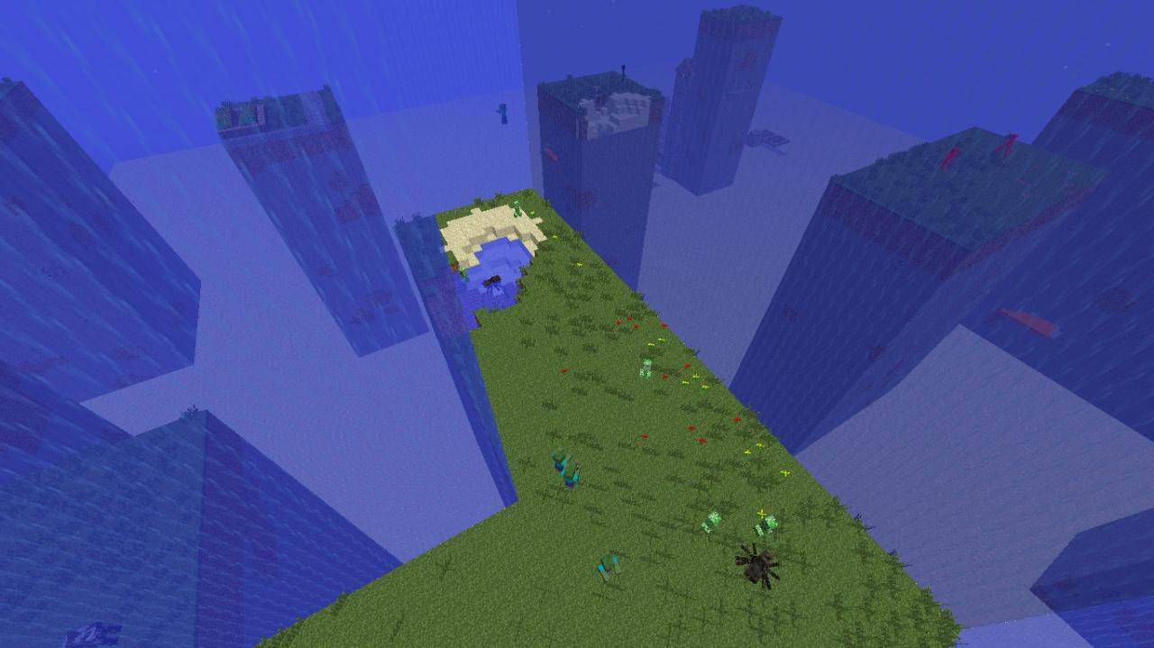 Strange world (no world edit or any editing) Minecraft Map