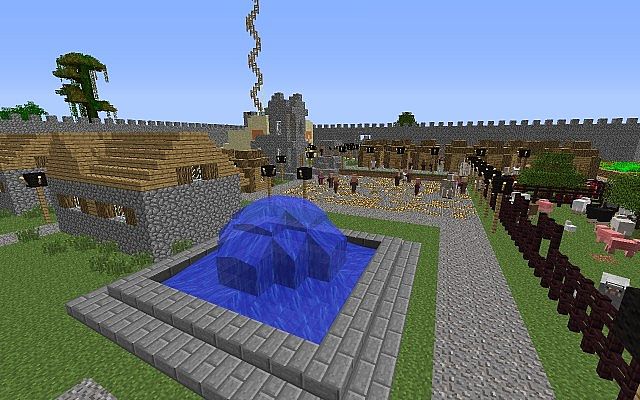 town Minecraft Map