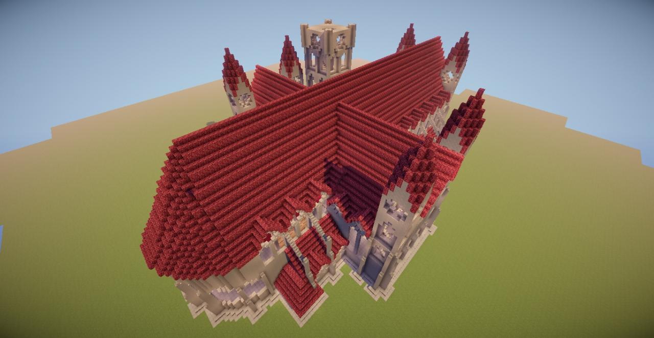 [Beta 1.3] Gothic Cathedral Minecraft Map