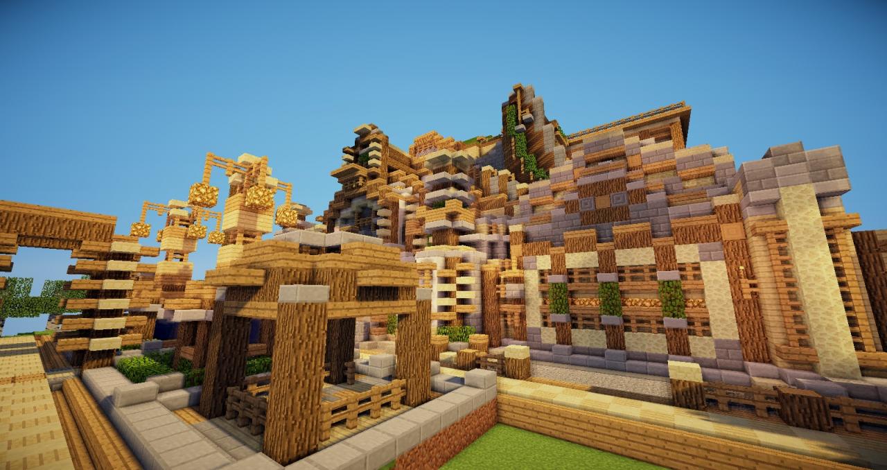 Aeromax: A Minecraft Heaven Gothic Build. Minecraft Map