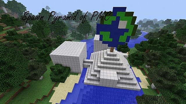 Spawn Pyramid of PMC Minecraft Map
