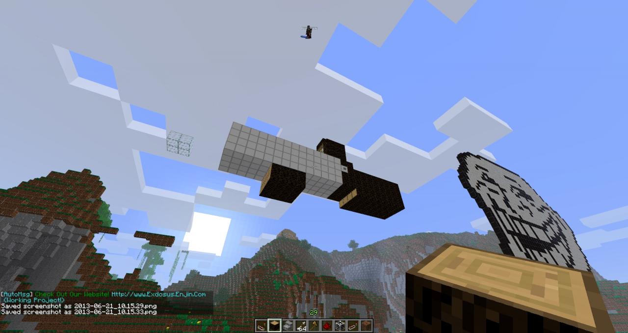 Actual Firing Shot Gun! Minecraft Map