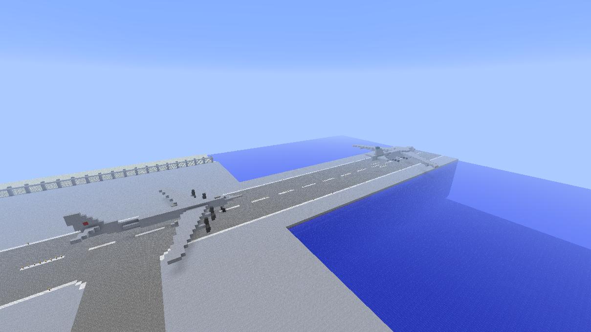 Airbase 45 (Home to 25+ aircraft) Minecraft Map
