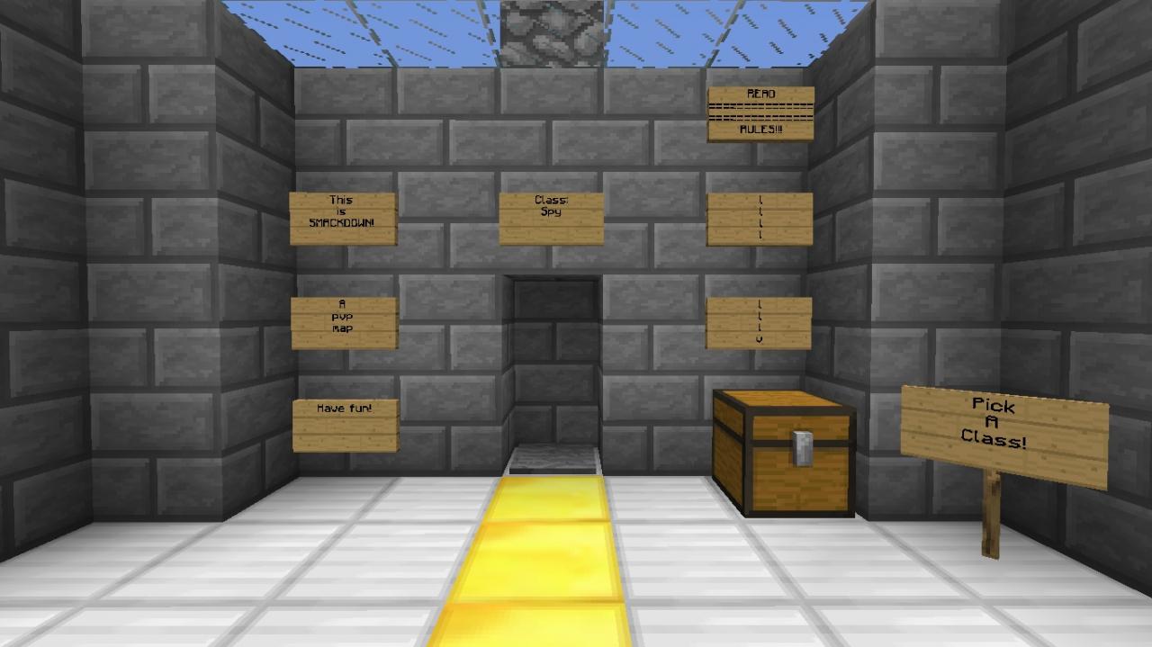 SMACKDOWN!-A pvp map by IcyPlasmaGaming/LightningplaysMC Minecraft Map