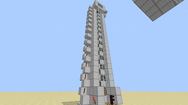 Elevator up and down Minecraft Map