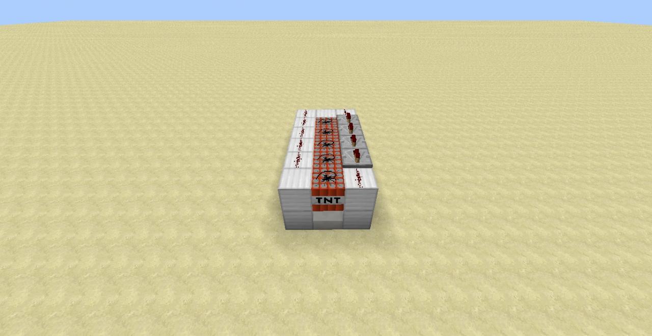 Redstone Cannon Step By Step Minecraft Map