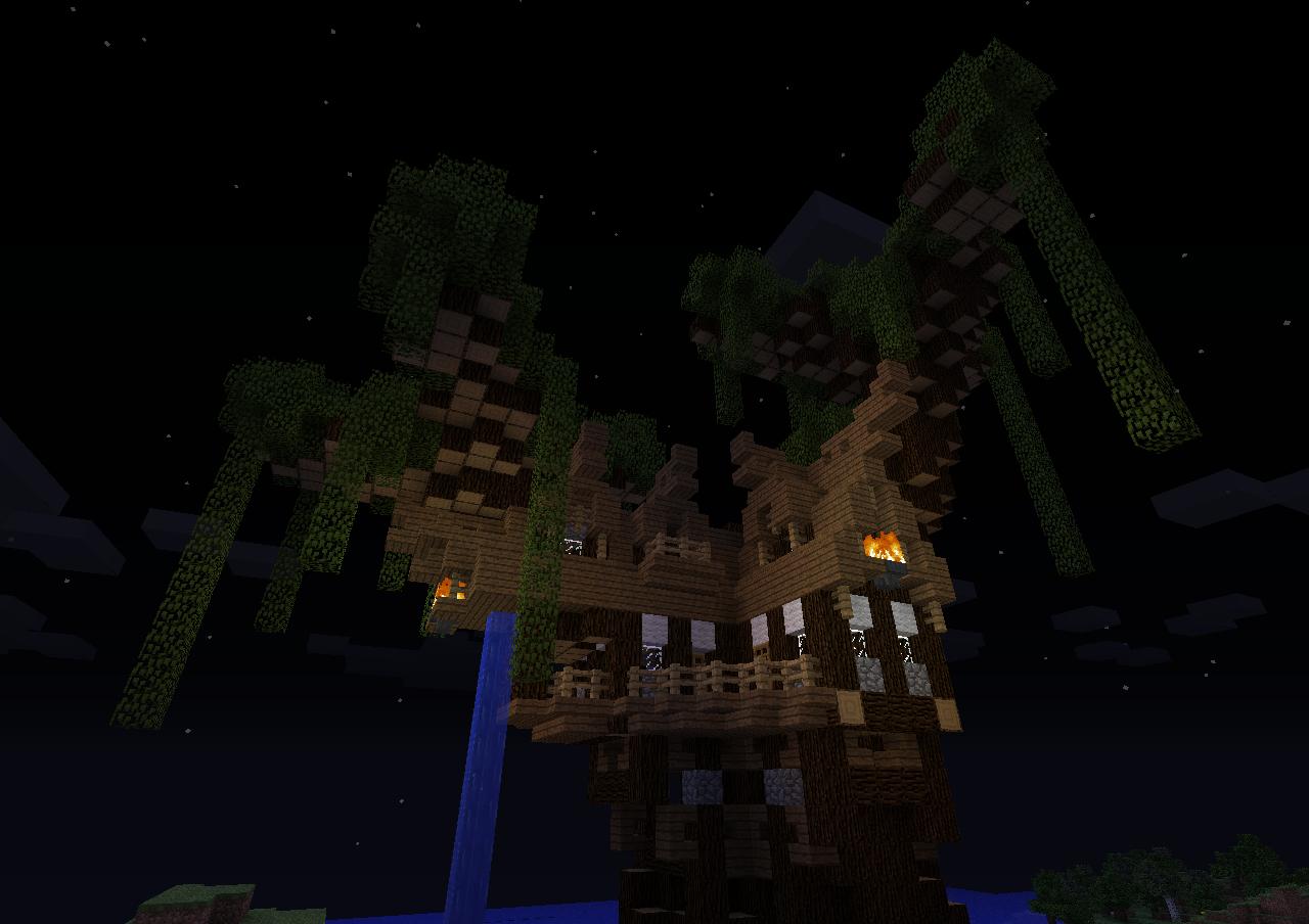 Giant Tree and Nordic Tree House Minecraft Map
