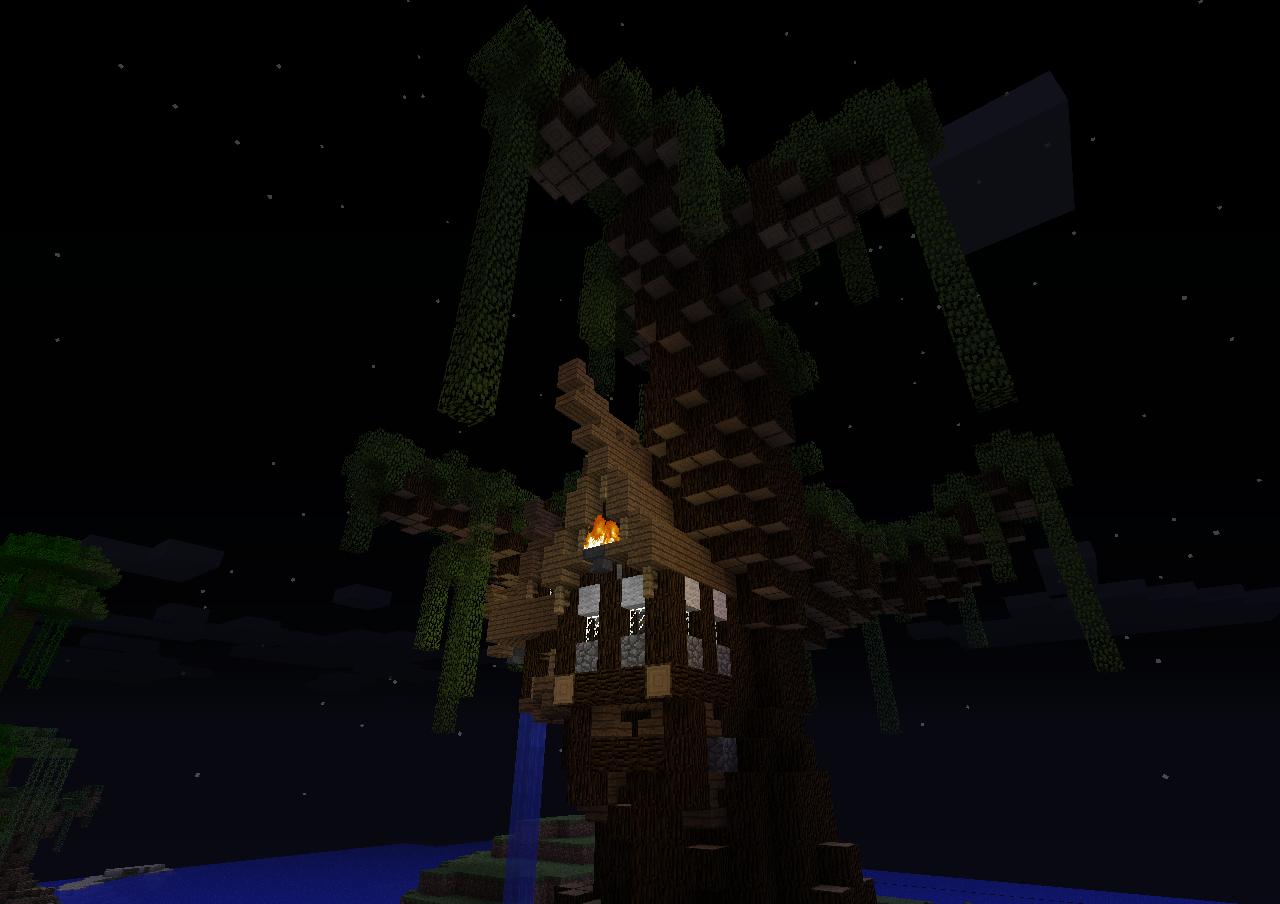 Giant Tree and Nordic Tree House Minecraft Map