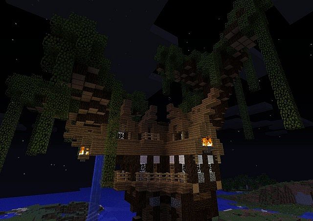 Giant Tree and Nordic Tree House Minecraft Map